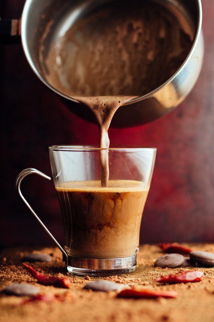 Spiced Mocha Hot Chocolate with Curry Paste - Meg is Well