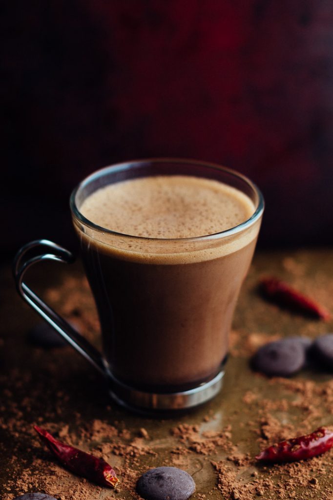 Spiced Mocha Hot Chocolate with Curry Paste - Meg is Well