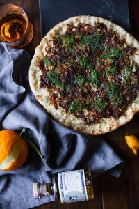 Caramelized Fennel & Onion Skillet Pizza Recipe - Meg is Well